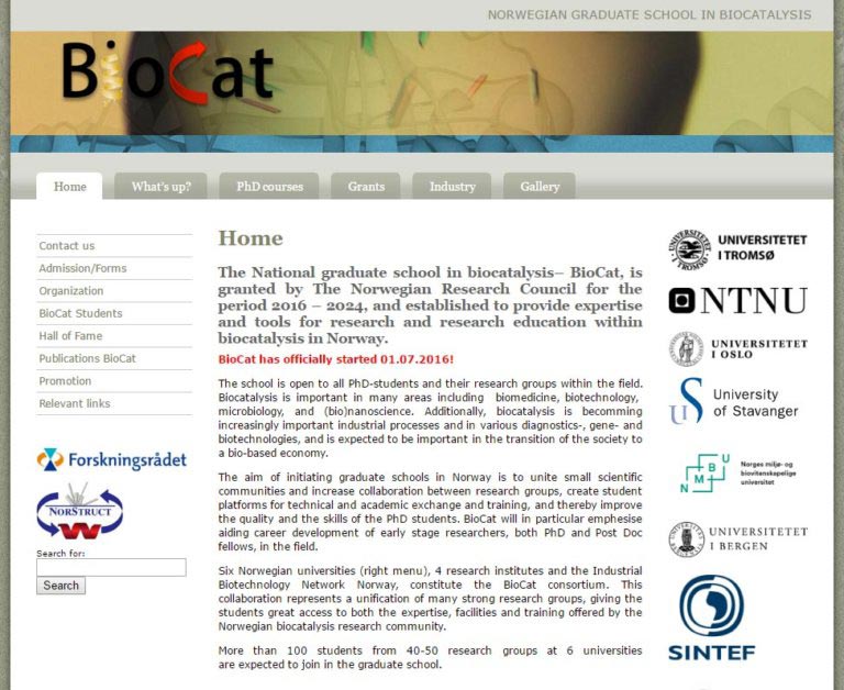 The BioCat program... — NBS